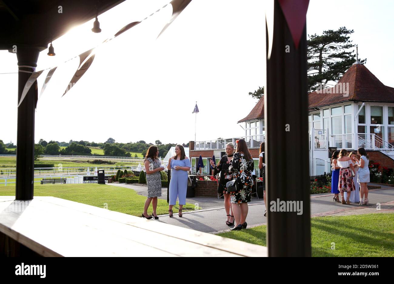 Guests enjoying the MW Solicitors Summer Party held at Lingfield Park ...