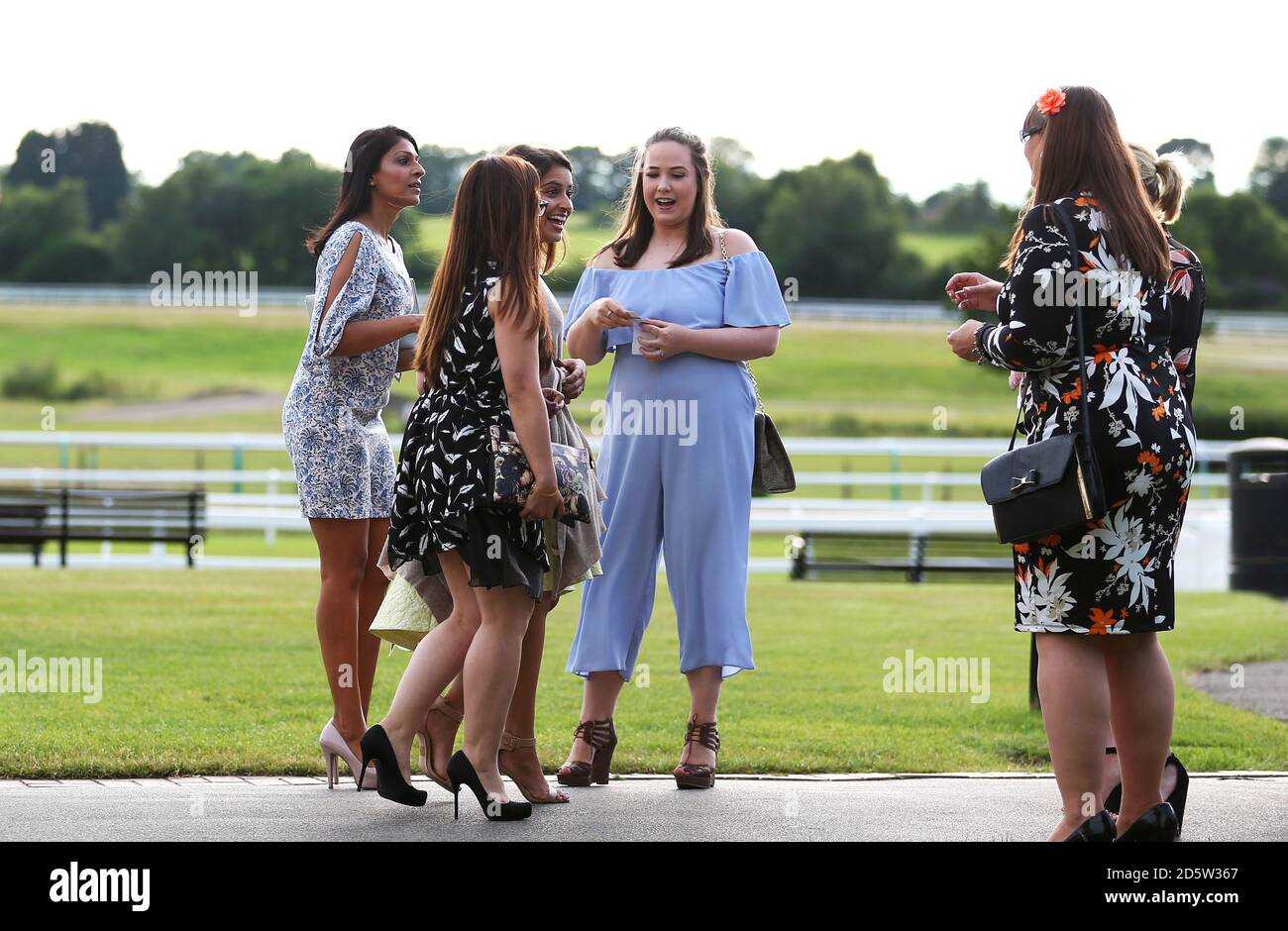 Guests enjoying the MW Solicitors Summer Party held at Lingfield Park ...