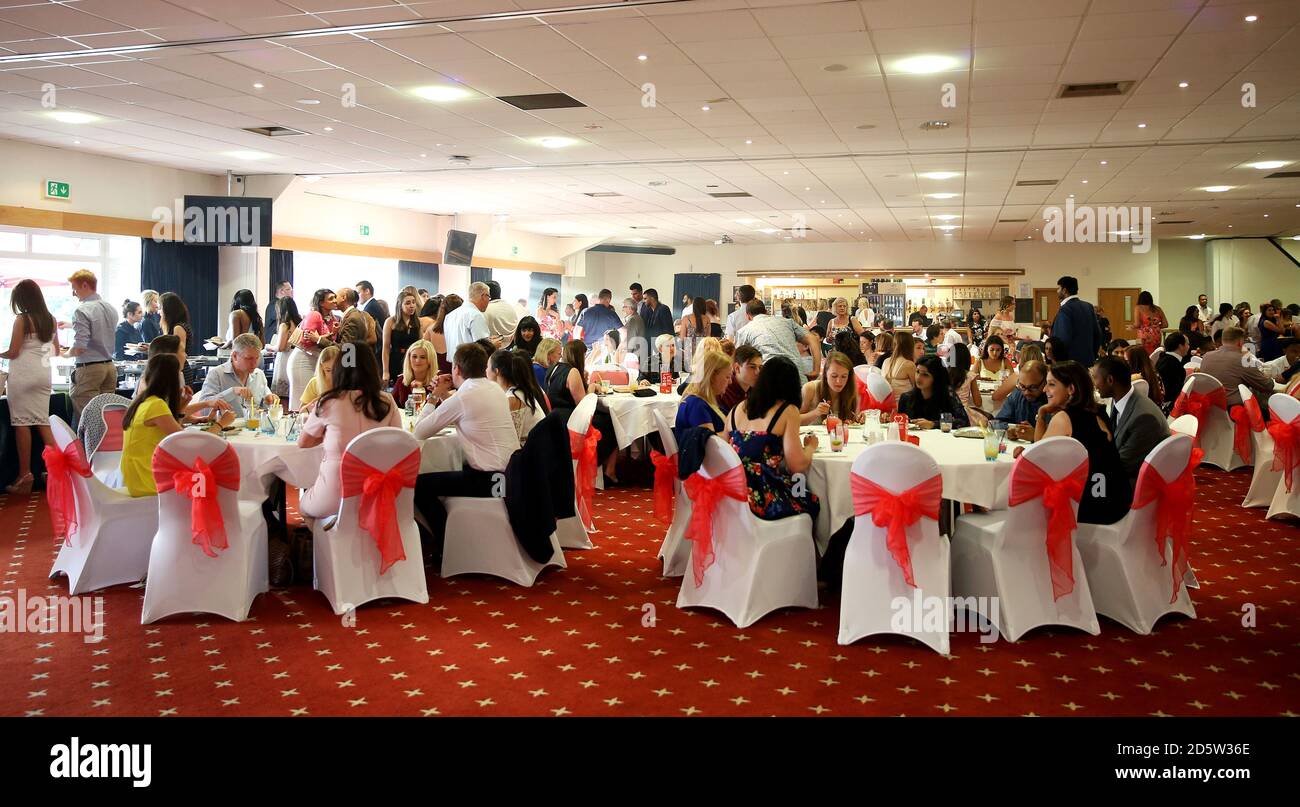 Guests enjoying a buffet at the MW Solicitors Summer Party held at ...