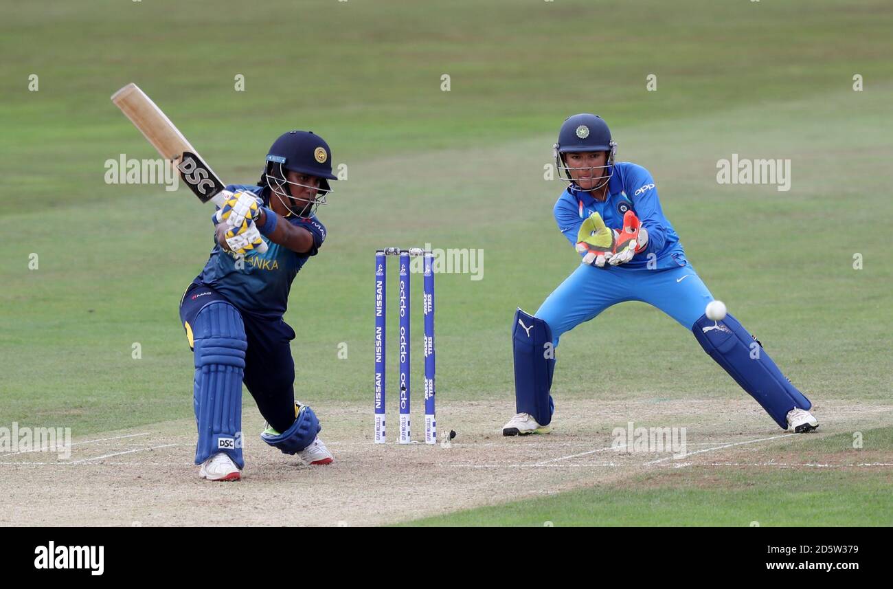 Sri Lanka's Chamari Atapattu bats Stock Photo - Alamy