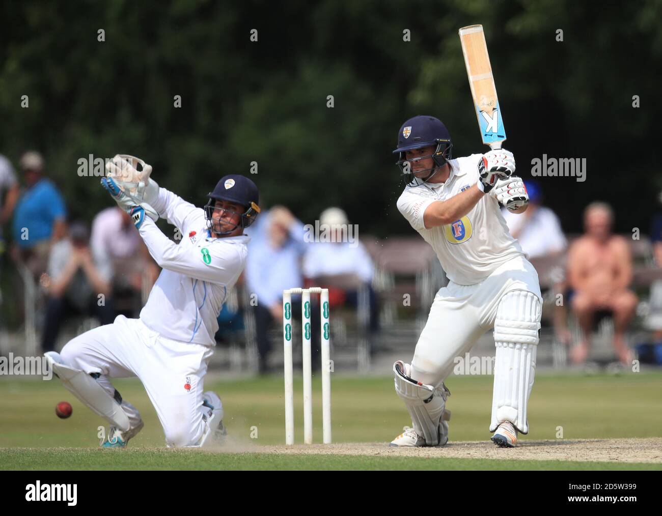 Durham's Ryan Pringle bats Stock Photo - Alamy