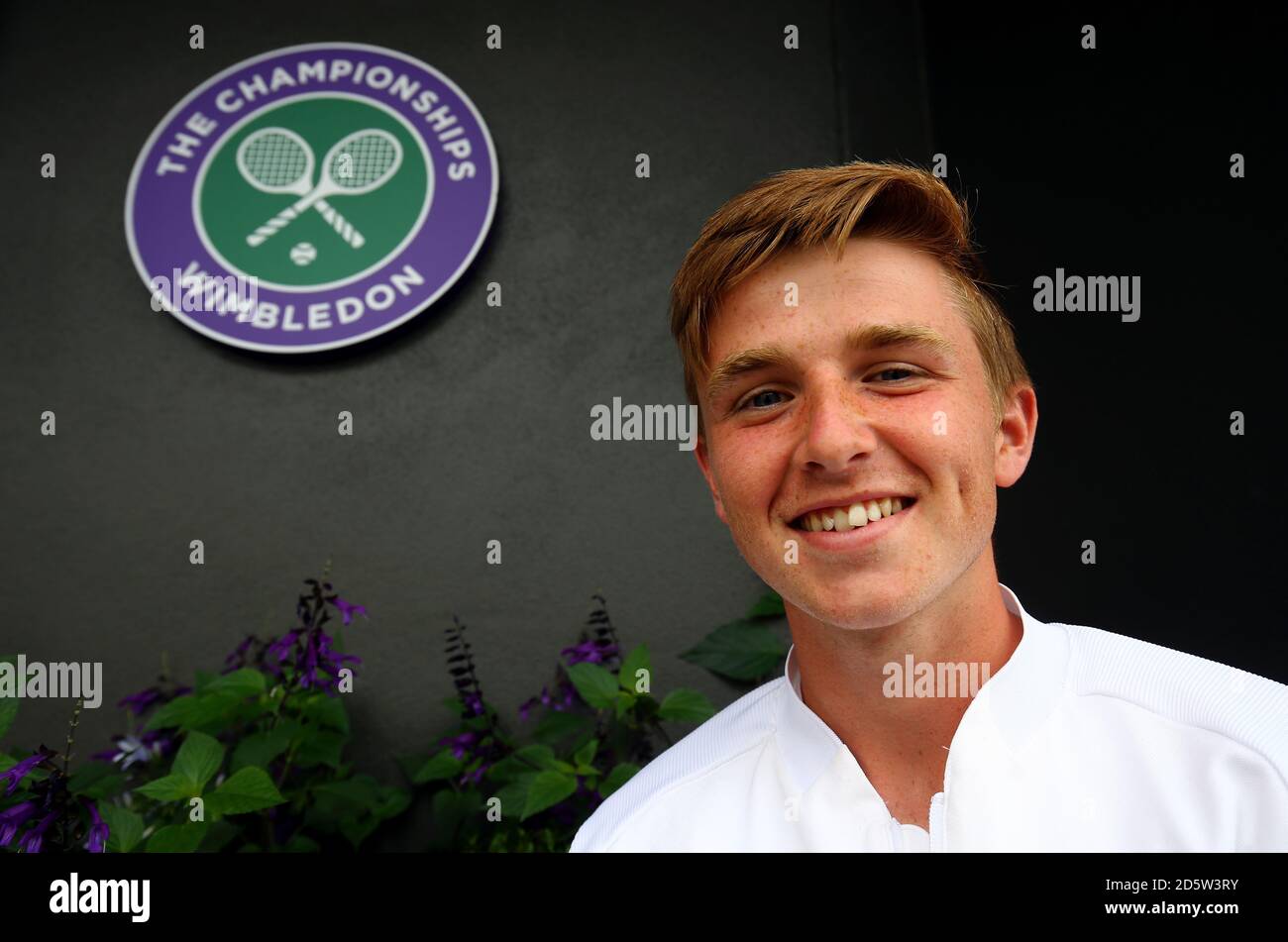 Aidan Mchugh poses for a photo within the grounds on day eleven of the ...