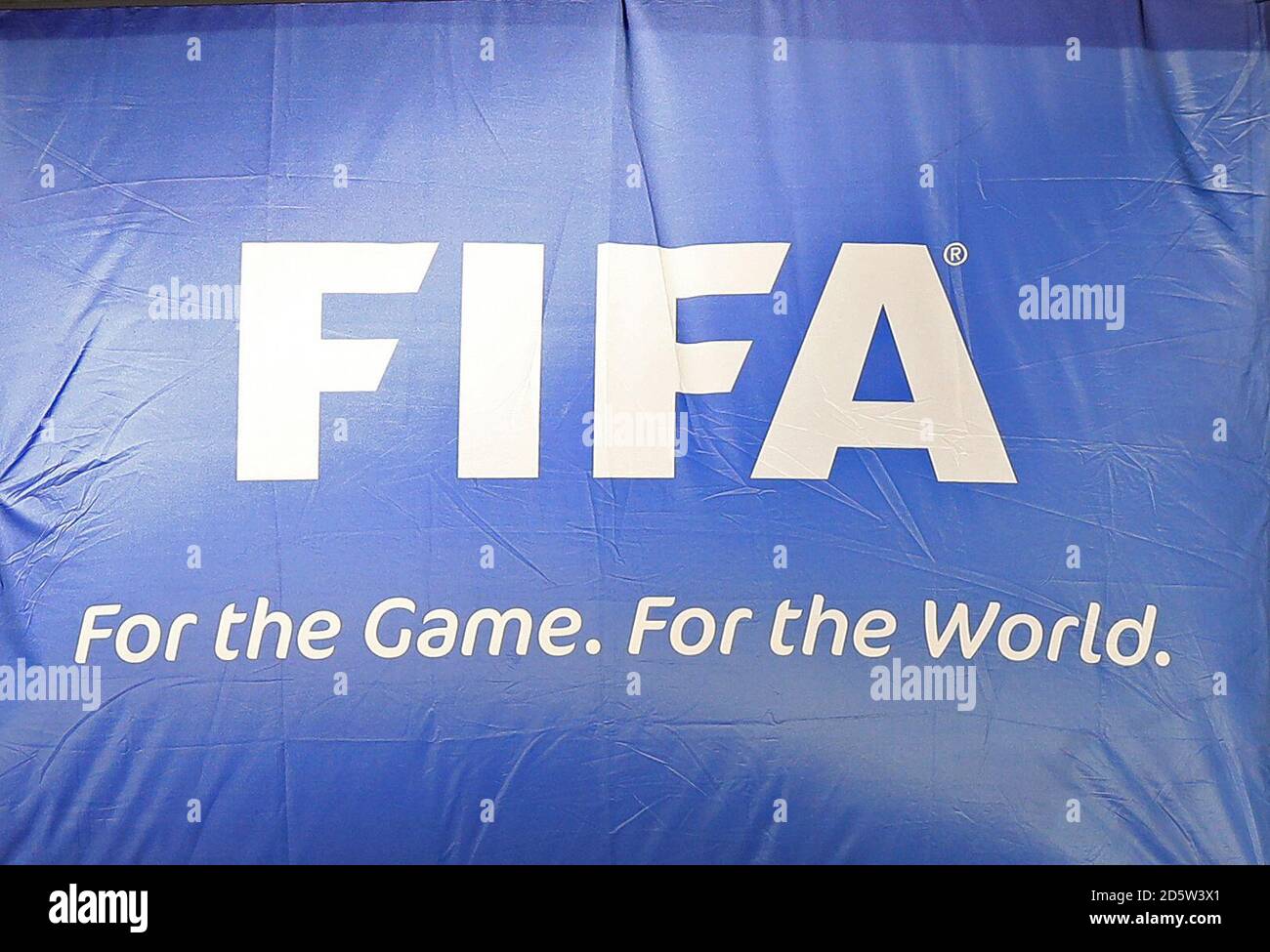 A general view of FIFA branding Stock Photo - Alamy