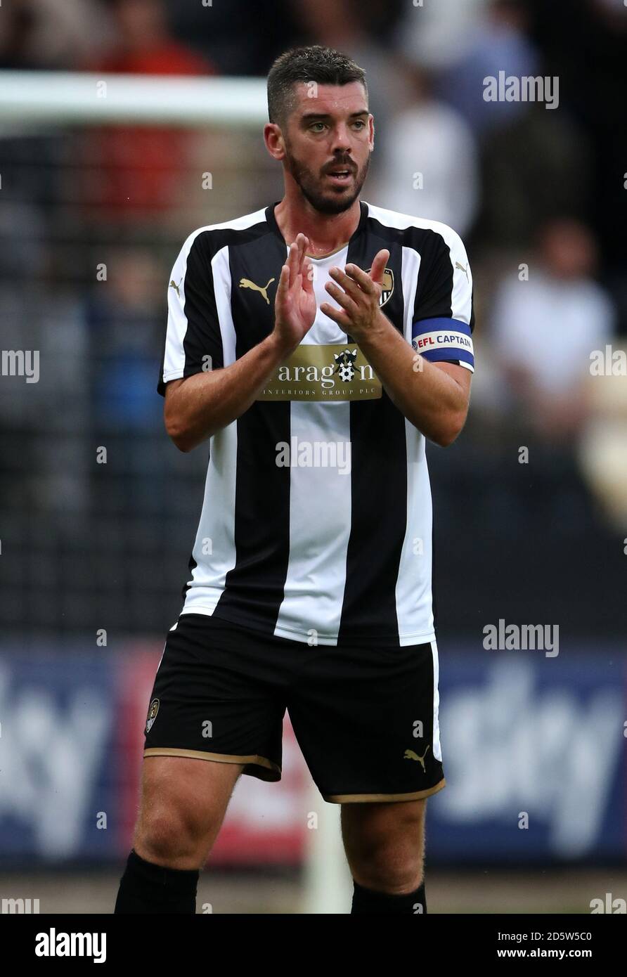 Notts County's Richard Duffy Stock Photo - Alamy
