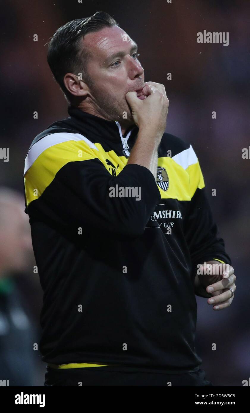 Notts county manager kevin nolan hi-res stock photography and images ...