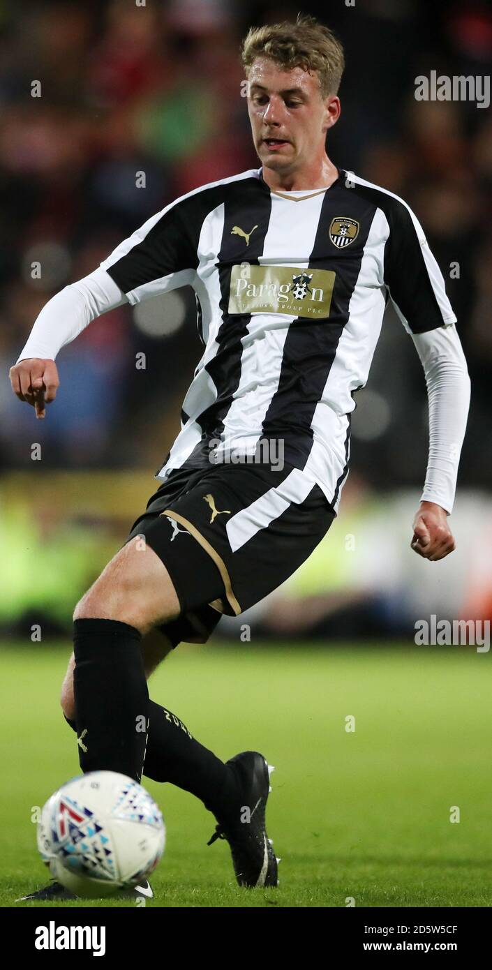 Notts County's Alex Howes Stock Photo - Alamy
