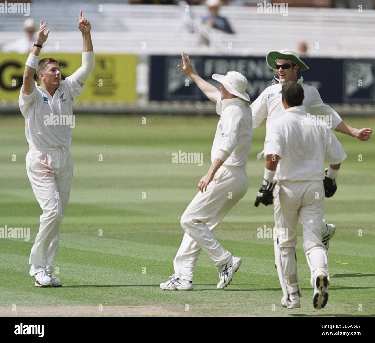England's Aftab Habib is caught out behind by New Zealand's Nathan ...