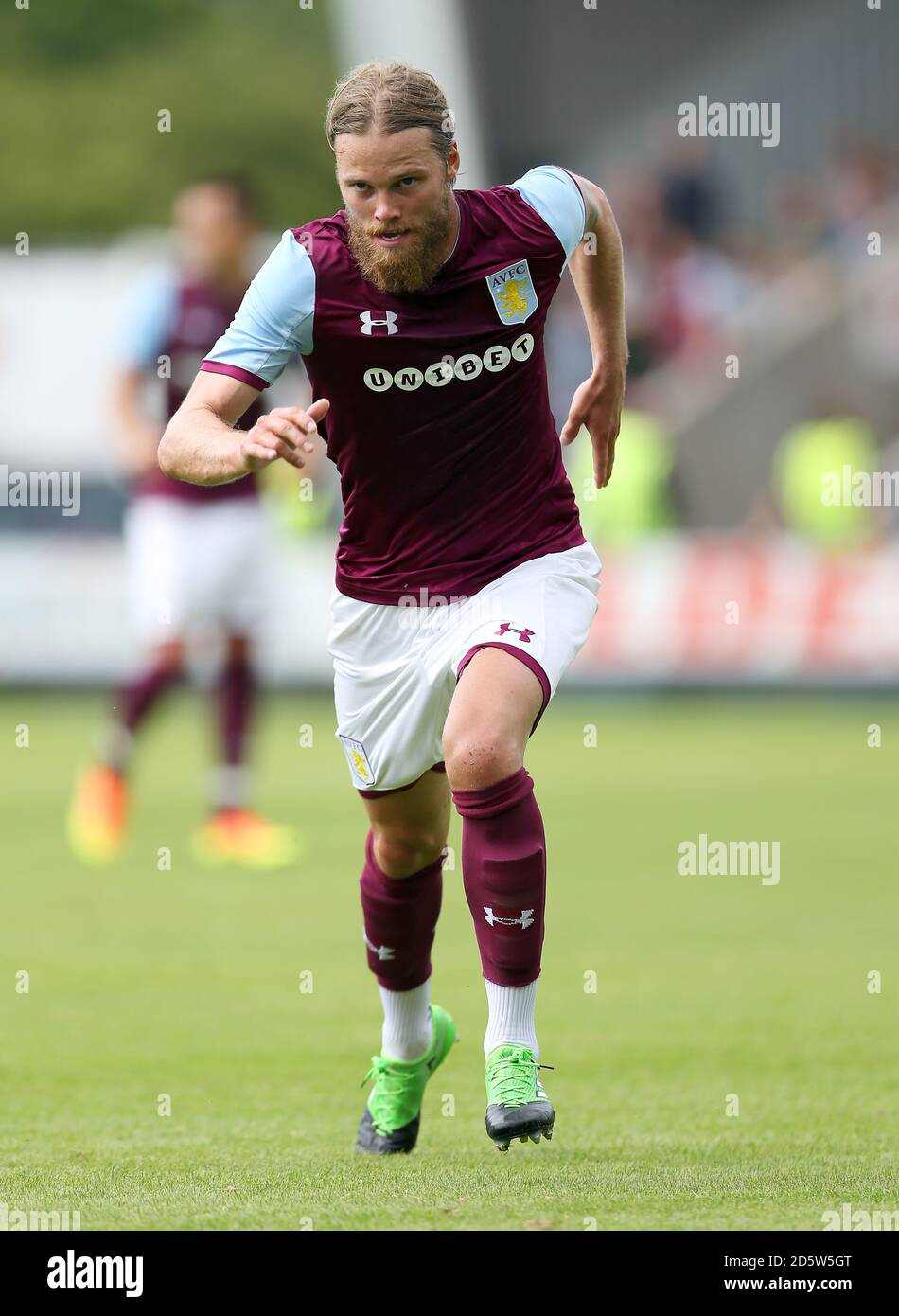 Birkir Bjarnason, Aston Villa Stock Photo - Alamy