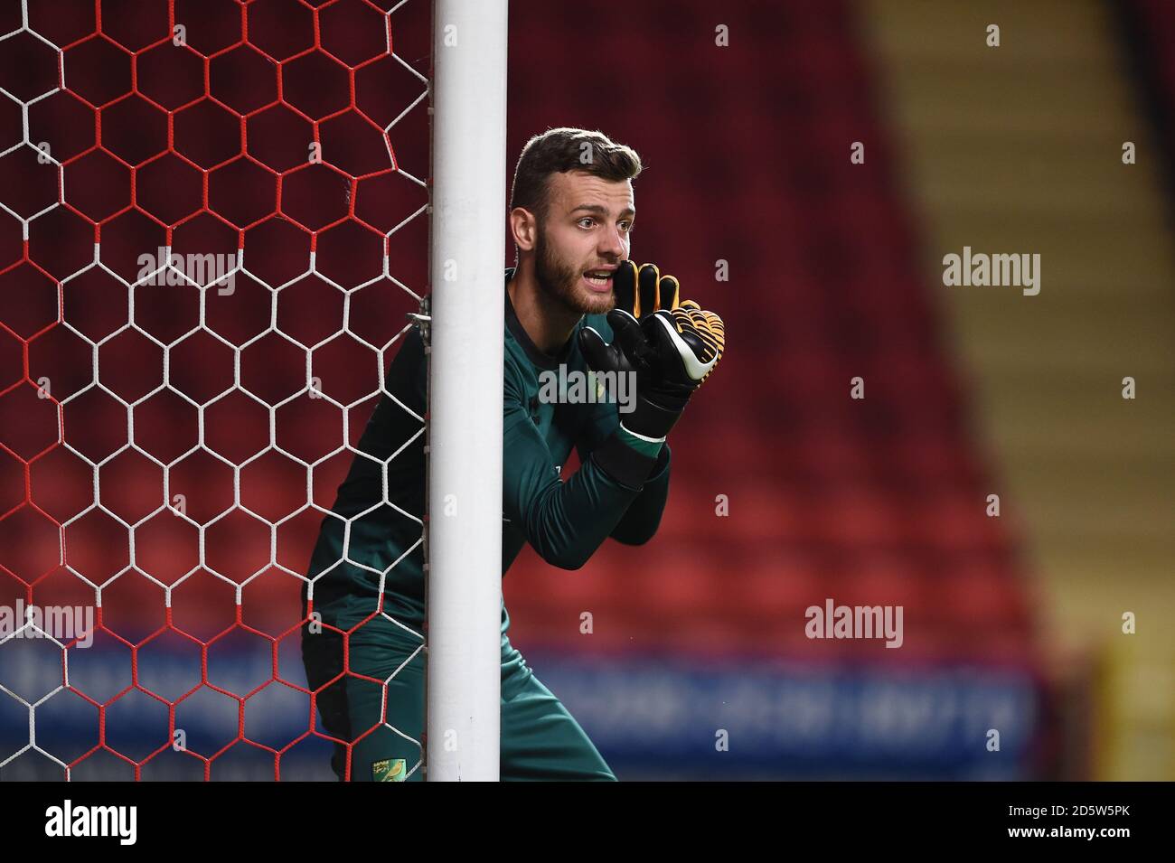 Norwich City's goal keeper Angus Gunn Stock Photo - Alamy