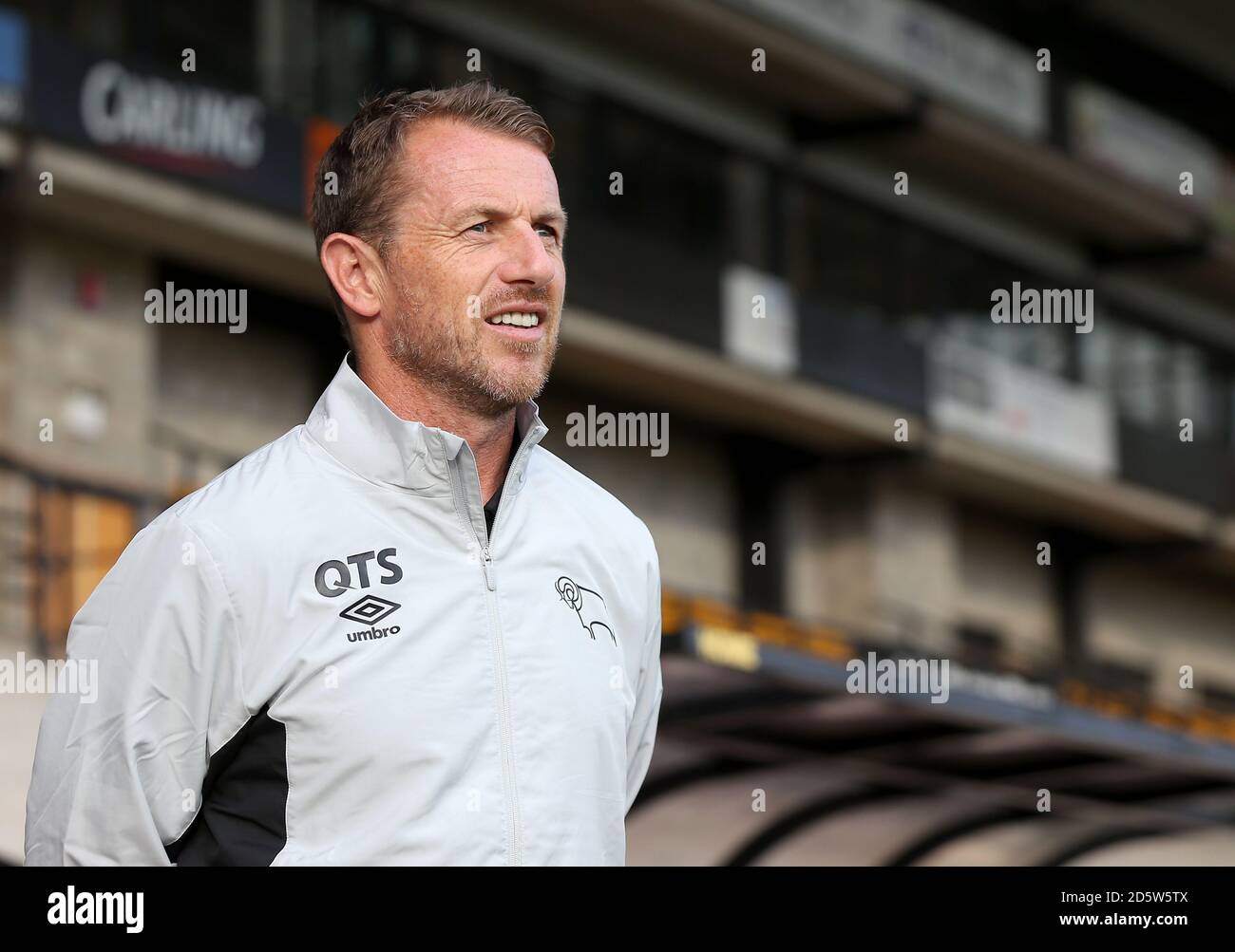 Derby County's manager Gary Rowett Stock Photo - Alamy