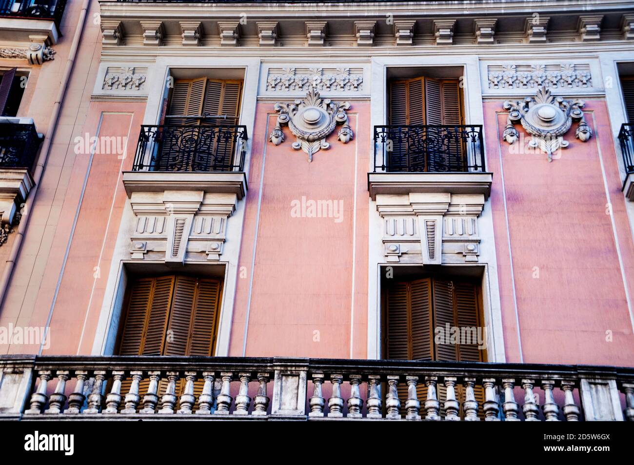 Baroque embellishments in Madrid, Spain Stock Photo - Alamy