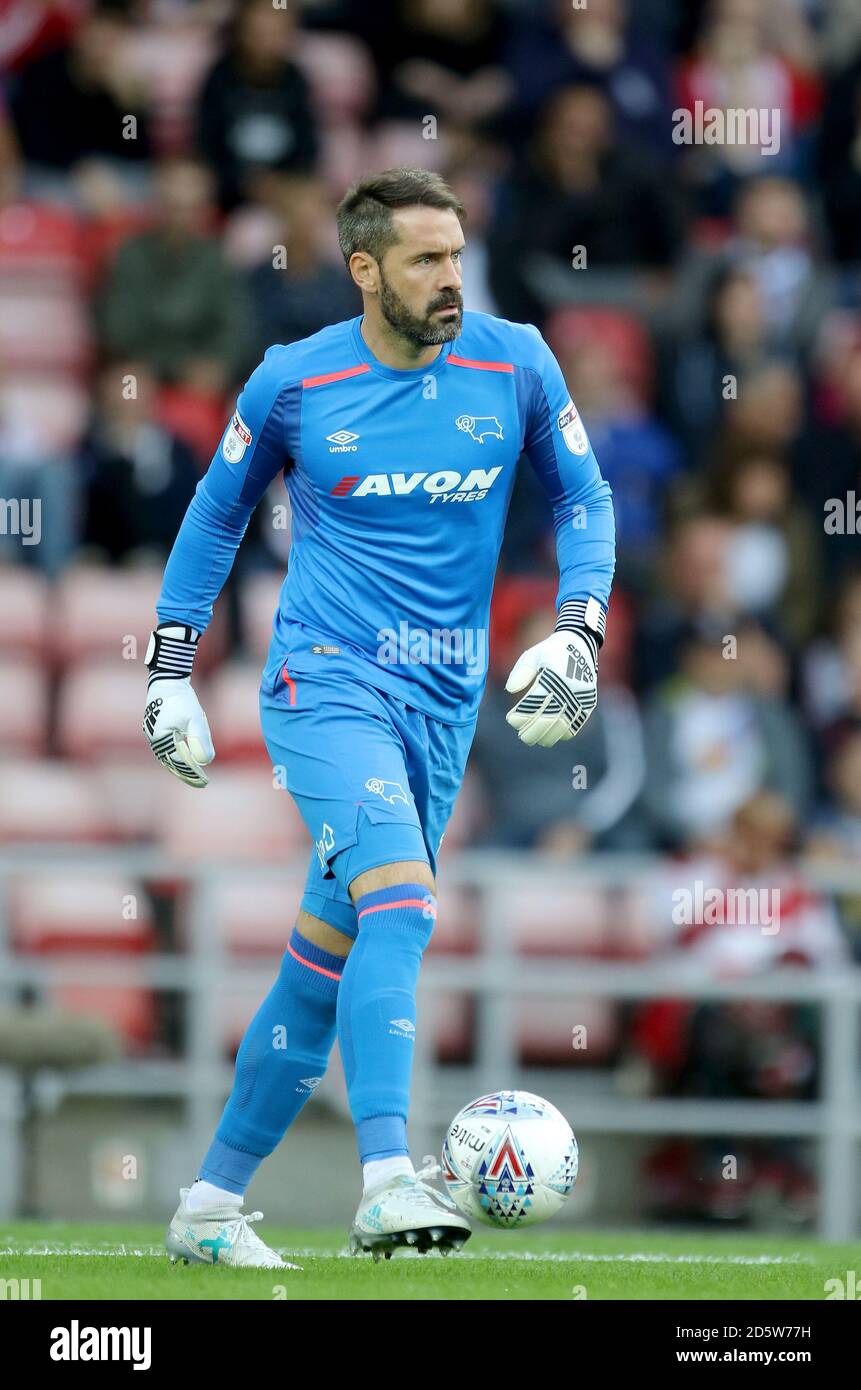 Derby County goalkeeper Scott Carson Stock Photo - Alamy