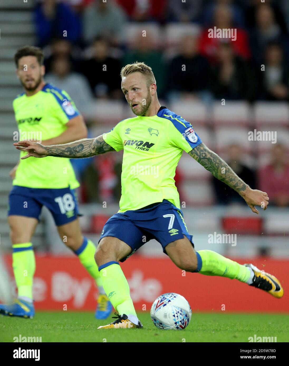 Derby County's Johnny Russell Stock Photo - Alamy