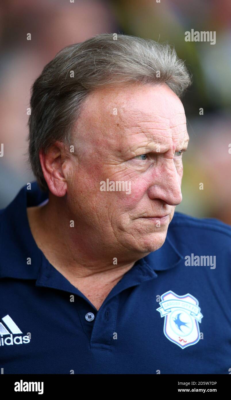 Cardiff City manager Neil Warnock Stock Photo - Alamy