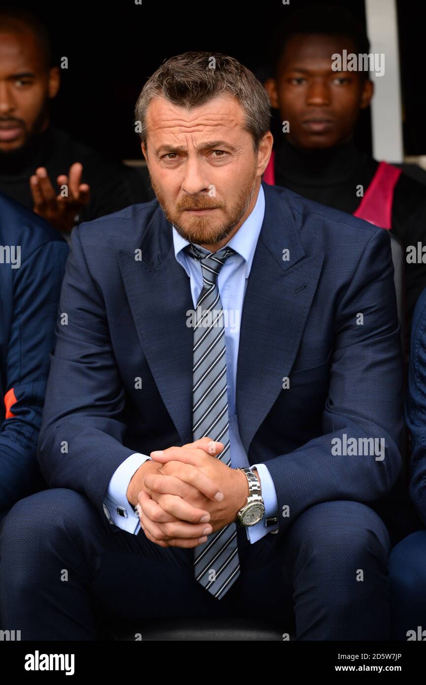 Fulham manager Slavisa Jokanovic Stock Photo - Alamy