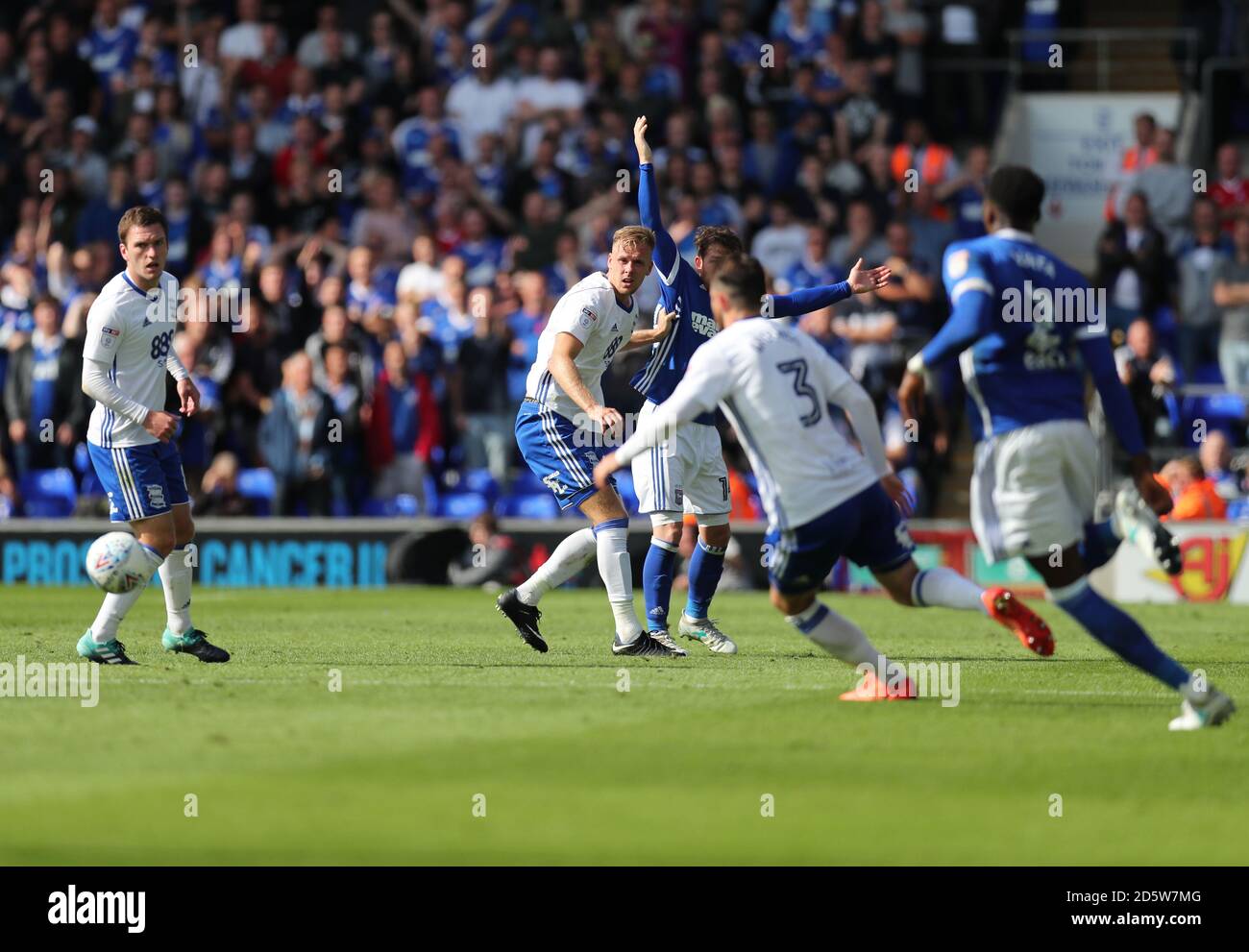 Birmingham City's Marc Roberts [centre] Stock Photo - Alamy