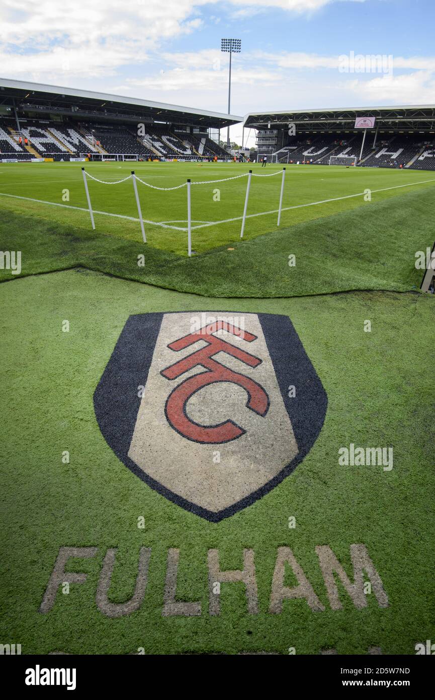 General view of Craven Cottage Stock Photo - Alamy