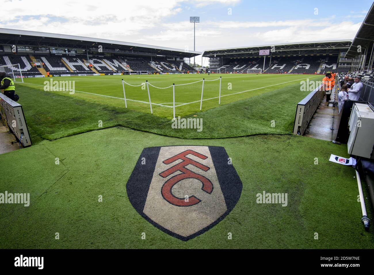 General view of Craven Cottage Stock Photo - Alamy