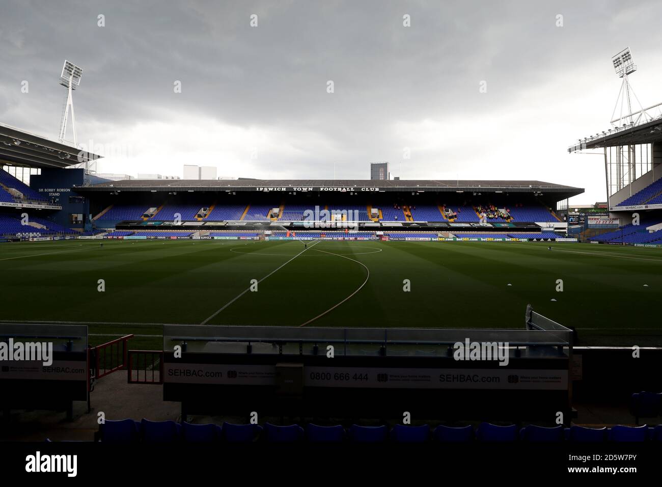 General view of Ipswich Town's London Road Ground Stock Photo - Alamy