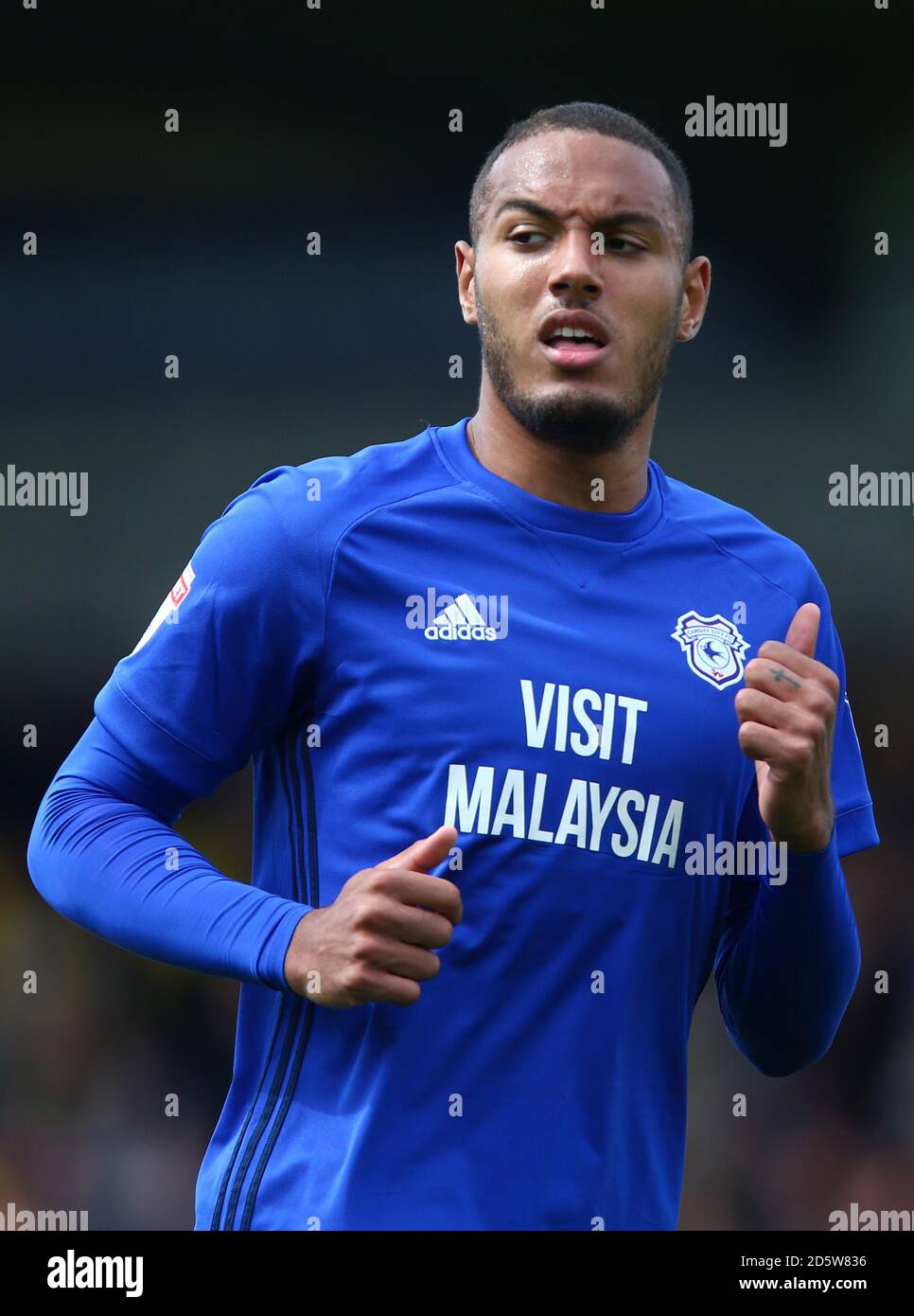 Cardiff City's Kenneth Zohore Stock Photo - Alamy