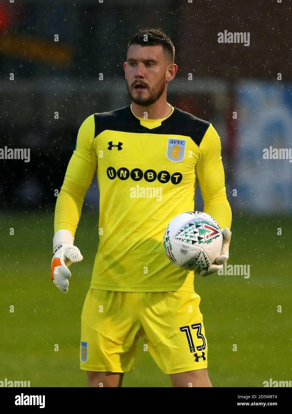 Aston Villa goalkeeper Jed Steer Stock Photo - Alamy