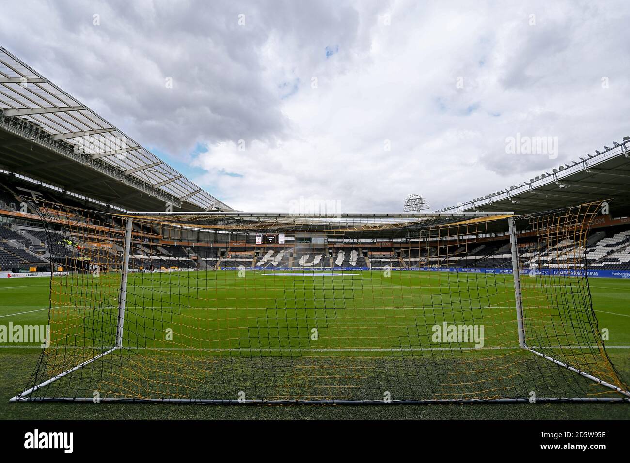 A general view of Hull City's KCOM Stadium Stock Photo - Alamy