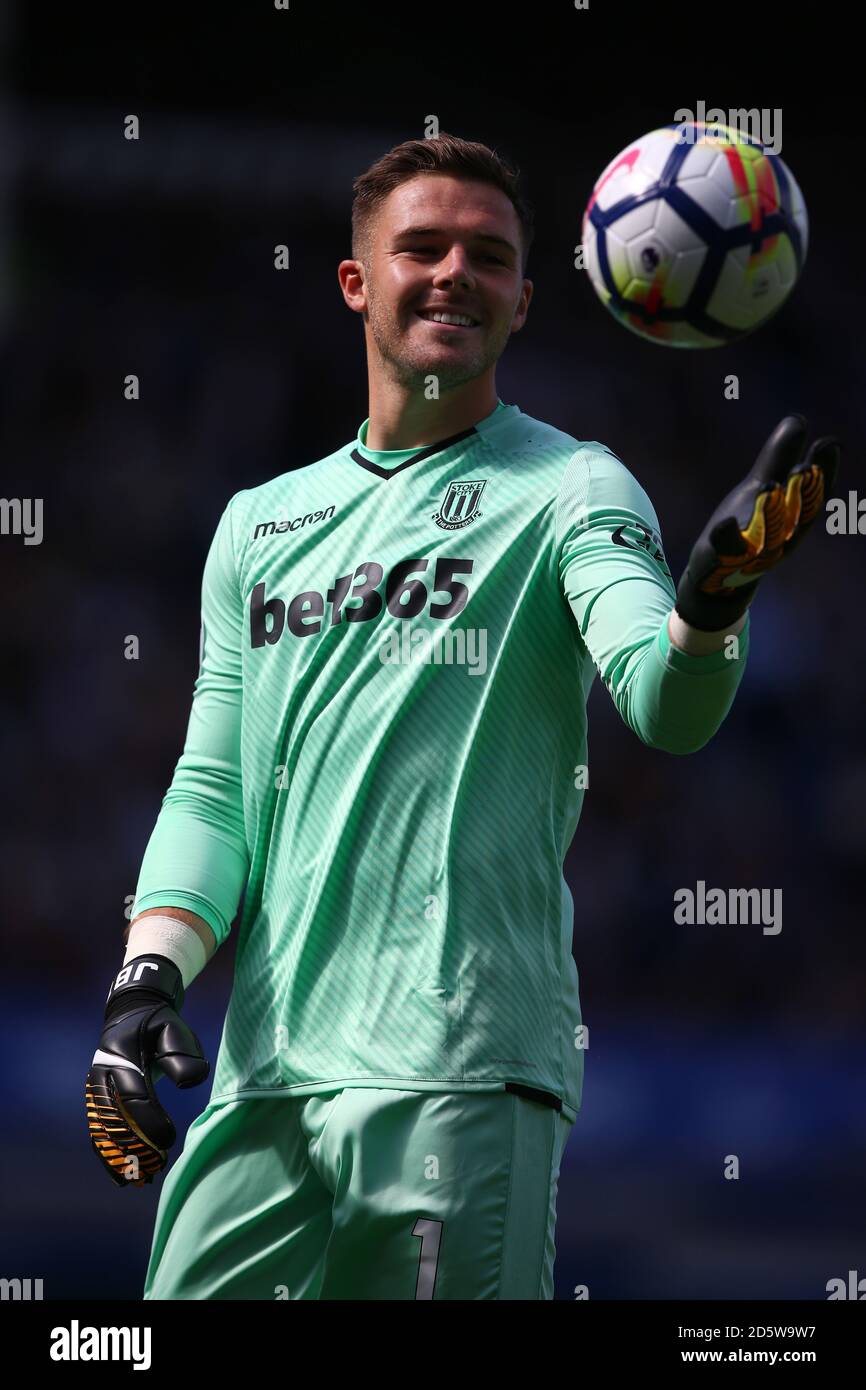 Stoke City goalkeeper Jack Butland Stock Photo - Alamy