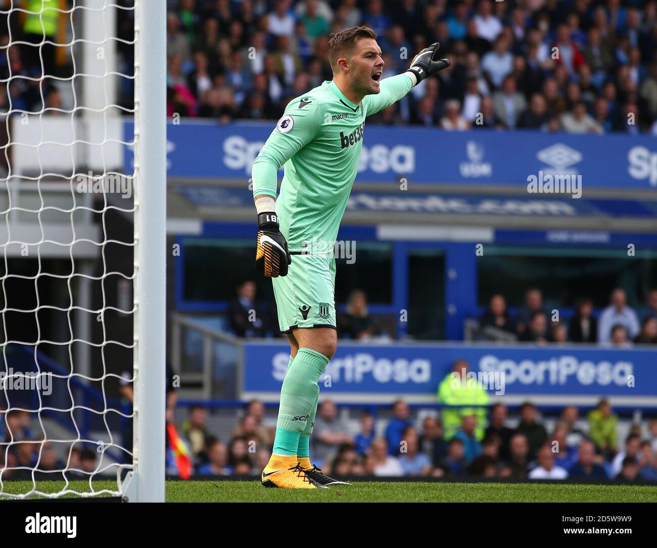 Stoke City goalkeeper Jack Butland Stock Photo - Alamy