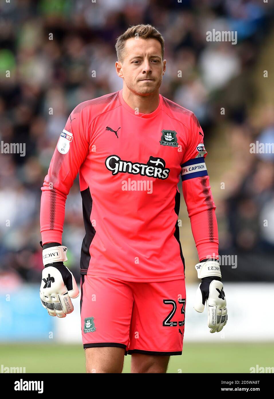 Plymouth Argyle's goalkeeper Luke McCormick Stock Photo - Alamy