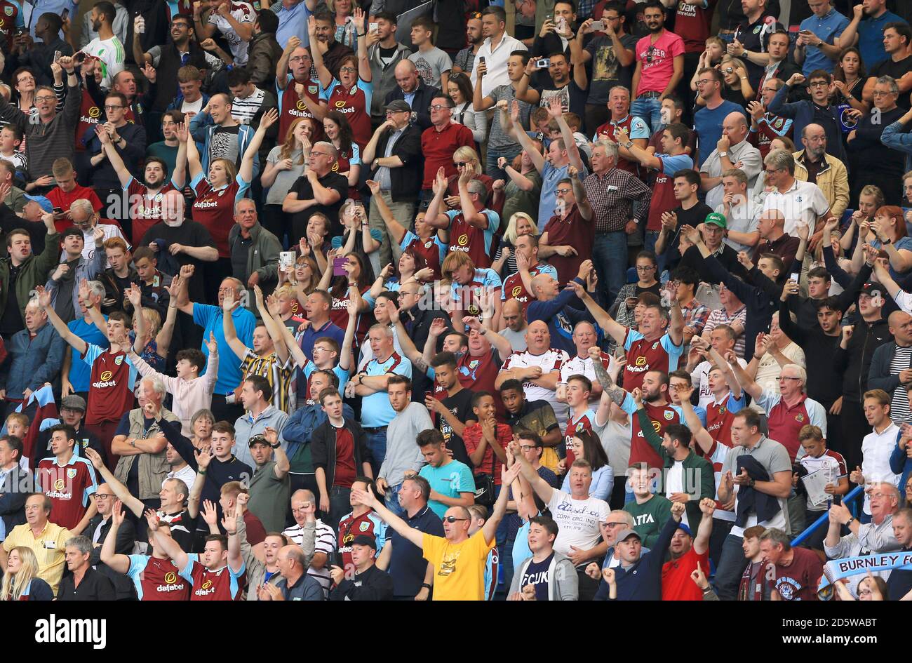 Football crowds crowd fan fans stands hi-res stock photography and ...