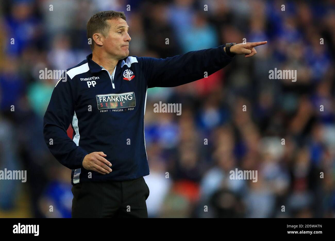 Bolton Wanderers manager Phil Parkinson Stock Photo - Alamy