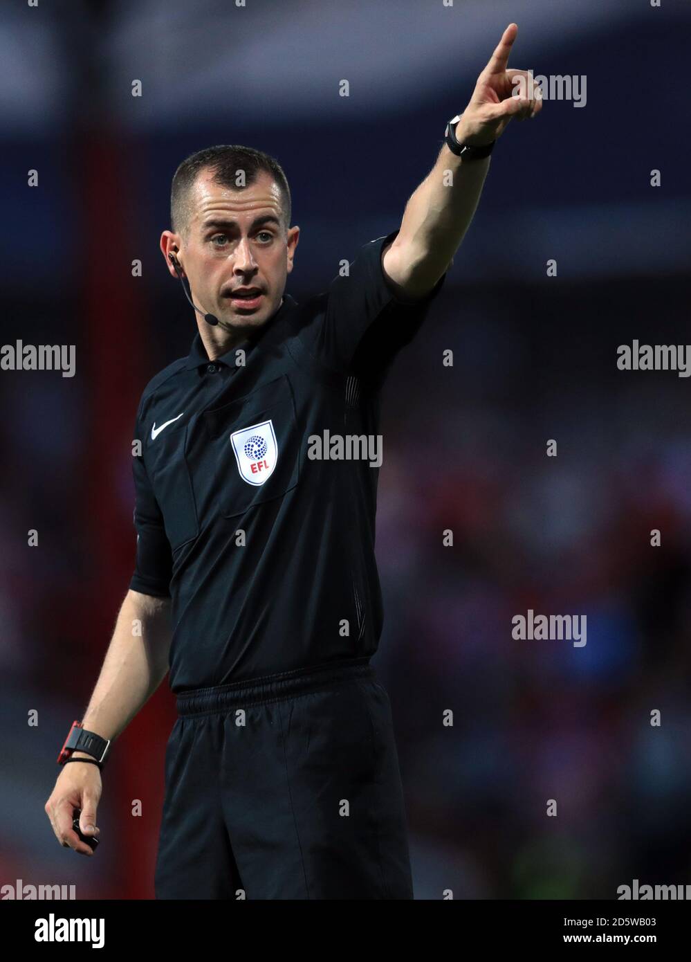 Referee Peter Bankes Stock Photo - Alamy