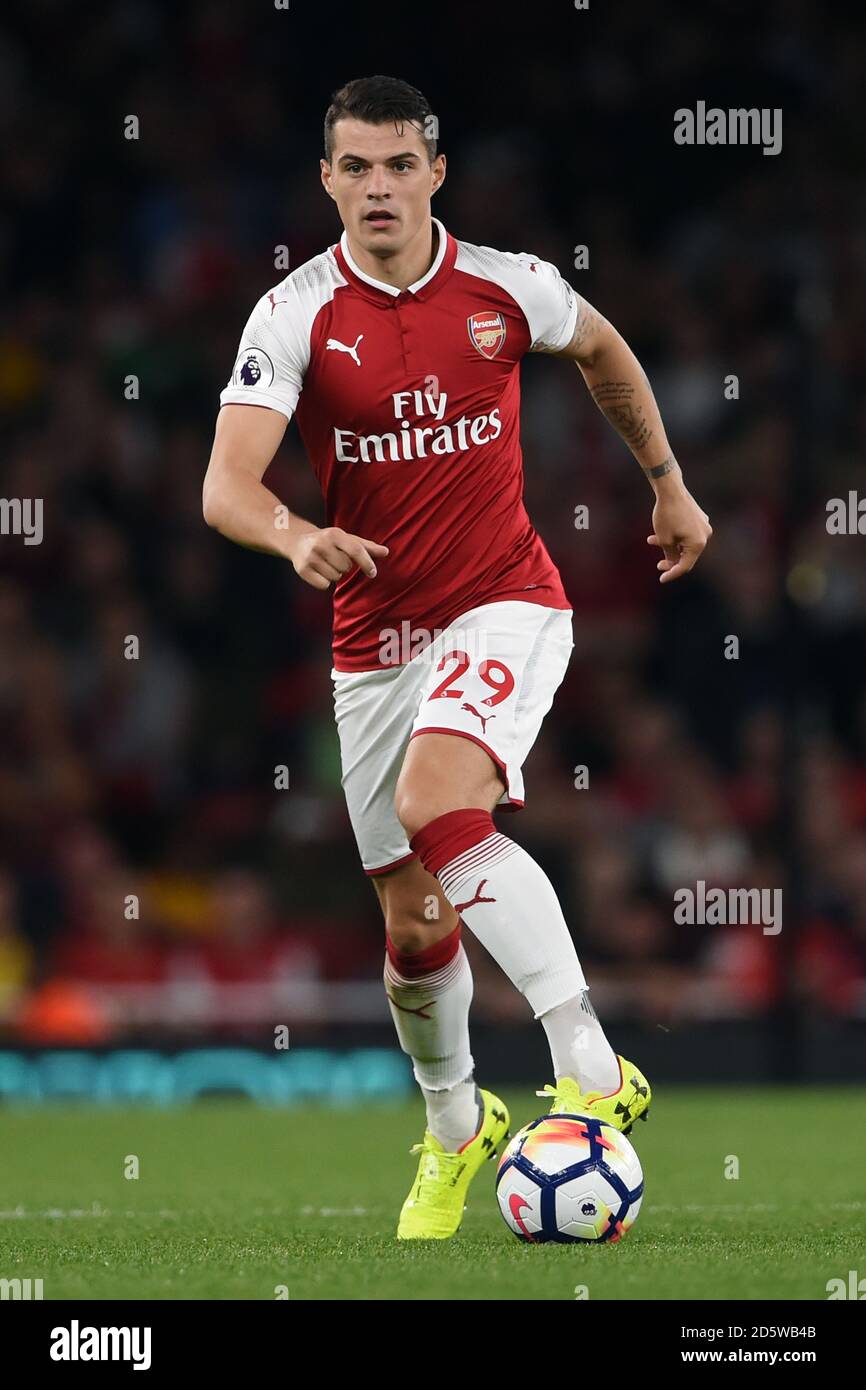 Granit Xhaka, Arsenal Stock Photo - Alamy