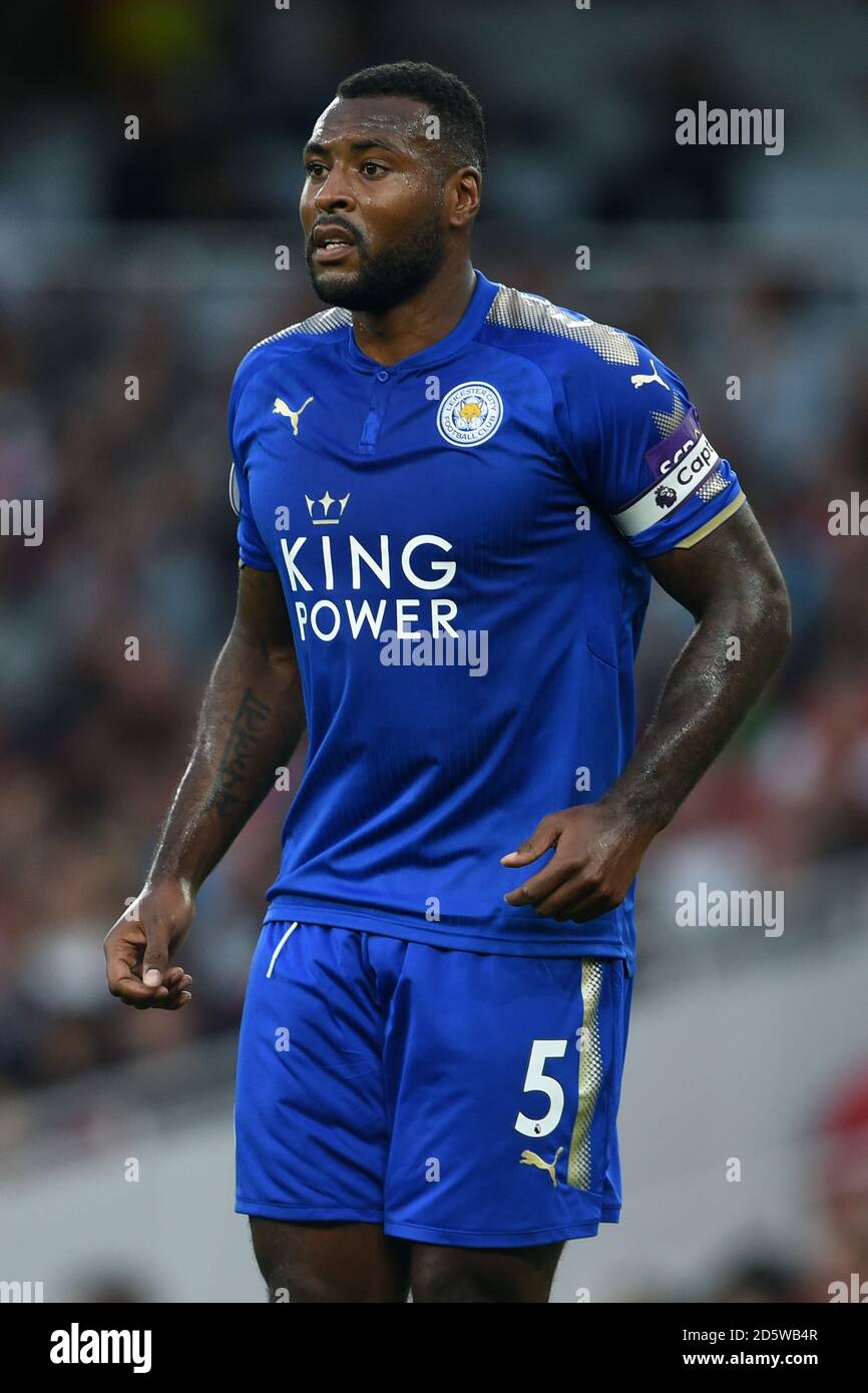 Wes Morgan, Leicester City Stock Photo - Alamy