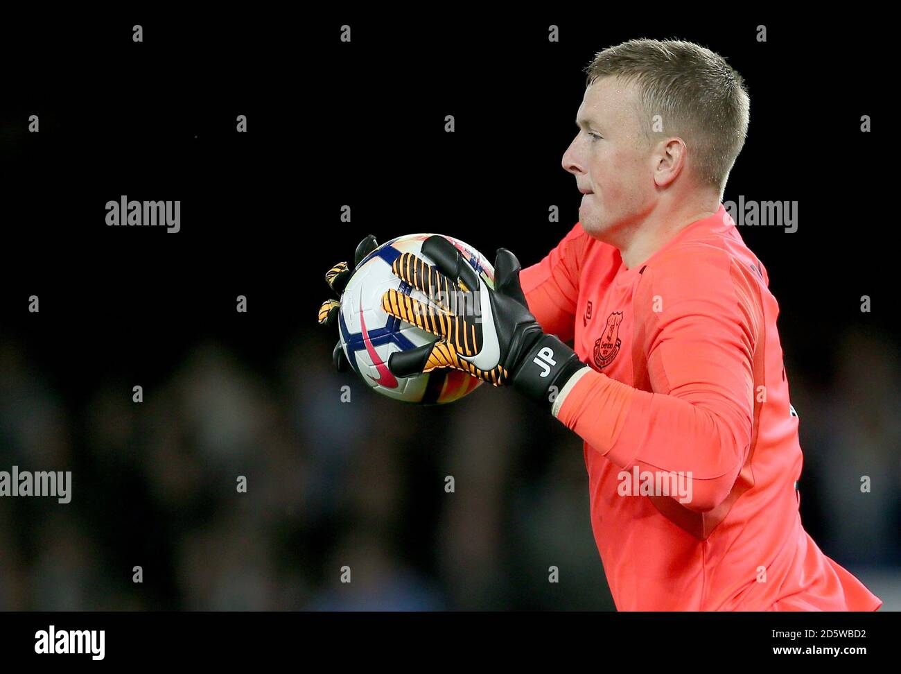 Everton goalkeeper Jordan Pickford Stock Photo - Alamy