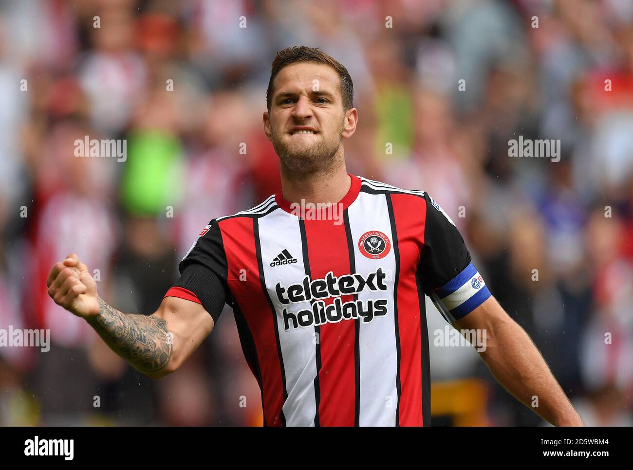 Sheffield United's Billy Sharp celebrates scoring his team's opening ...