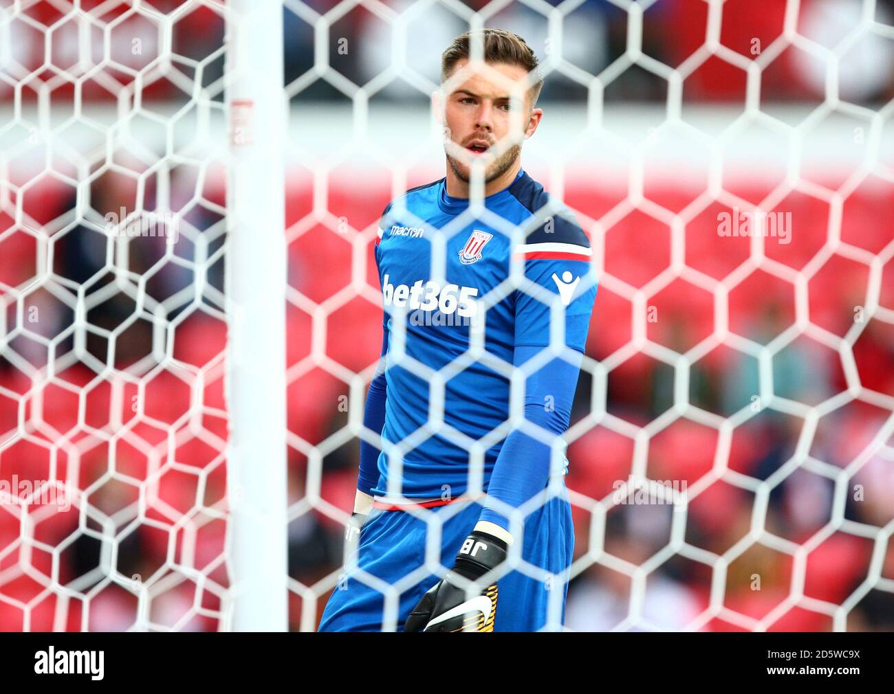 Stoke City goalkeeper Jack Butland Stock Photo - Alamy