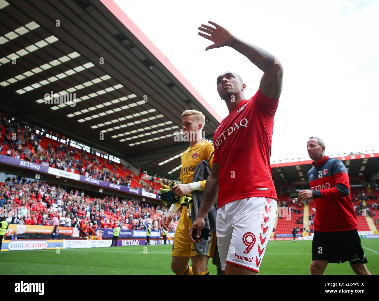 Charlton Athletic's Josh Megennis at the final whistle Stock Photo - Alamy