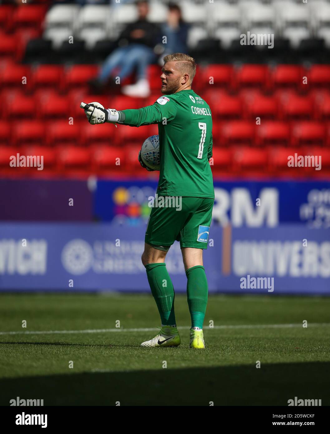 Northampton Town goalkeeper David Cornell Stock Photo - Alamy