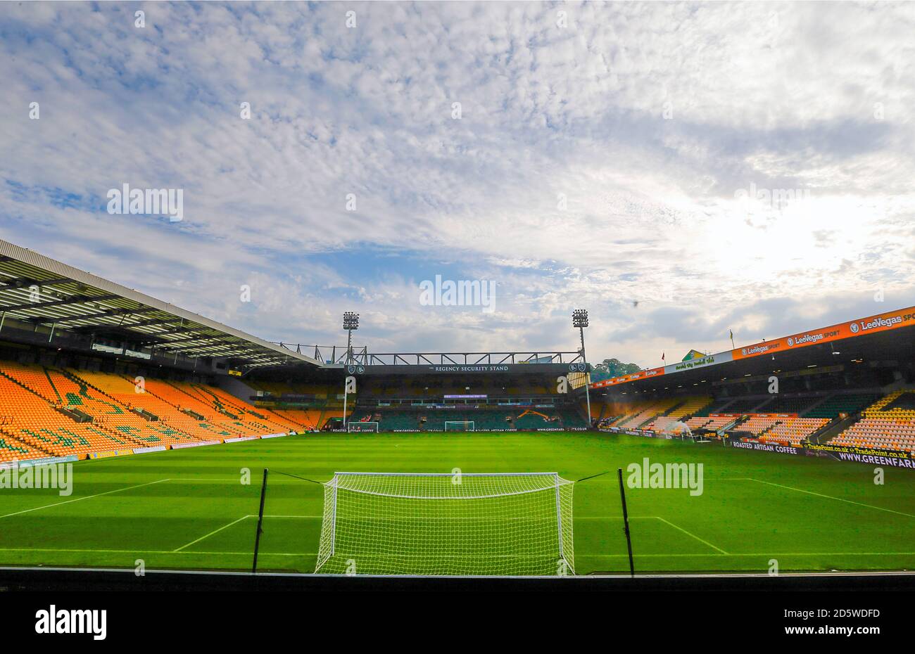 General view of the pitch at Carrow Road Stock Photo - Alamy
