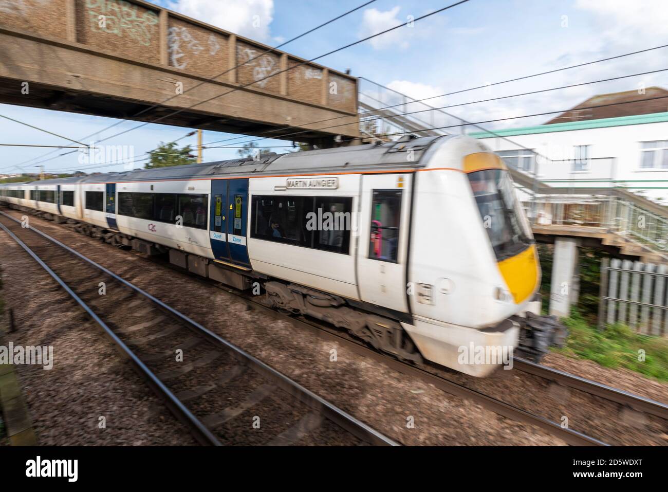 Class 357 Electrostar named Martin Aungier on the C2C Fenchurch Street ...
