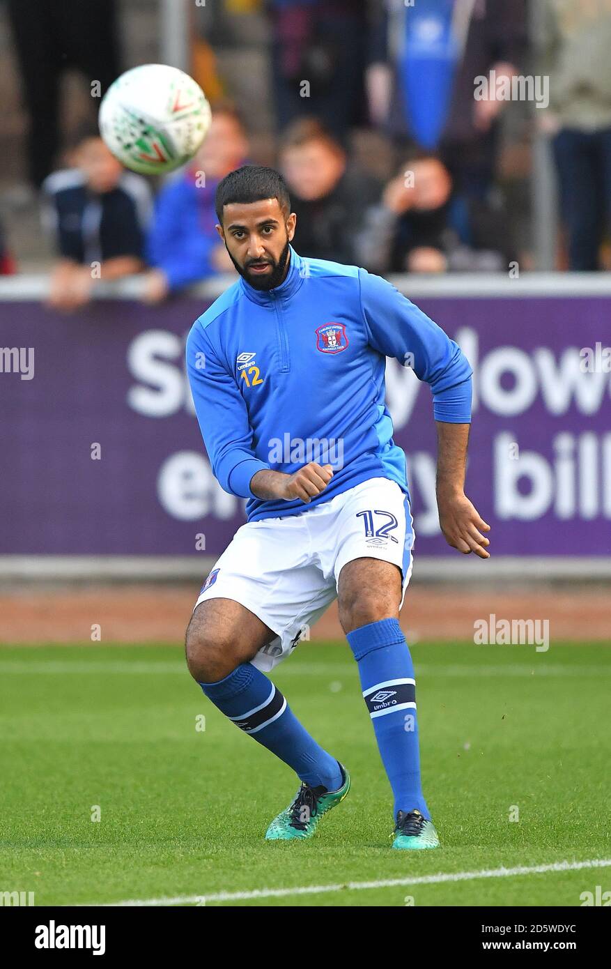 Carlisle United's Samir Nabi Stock Photo - Alamy