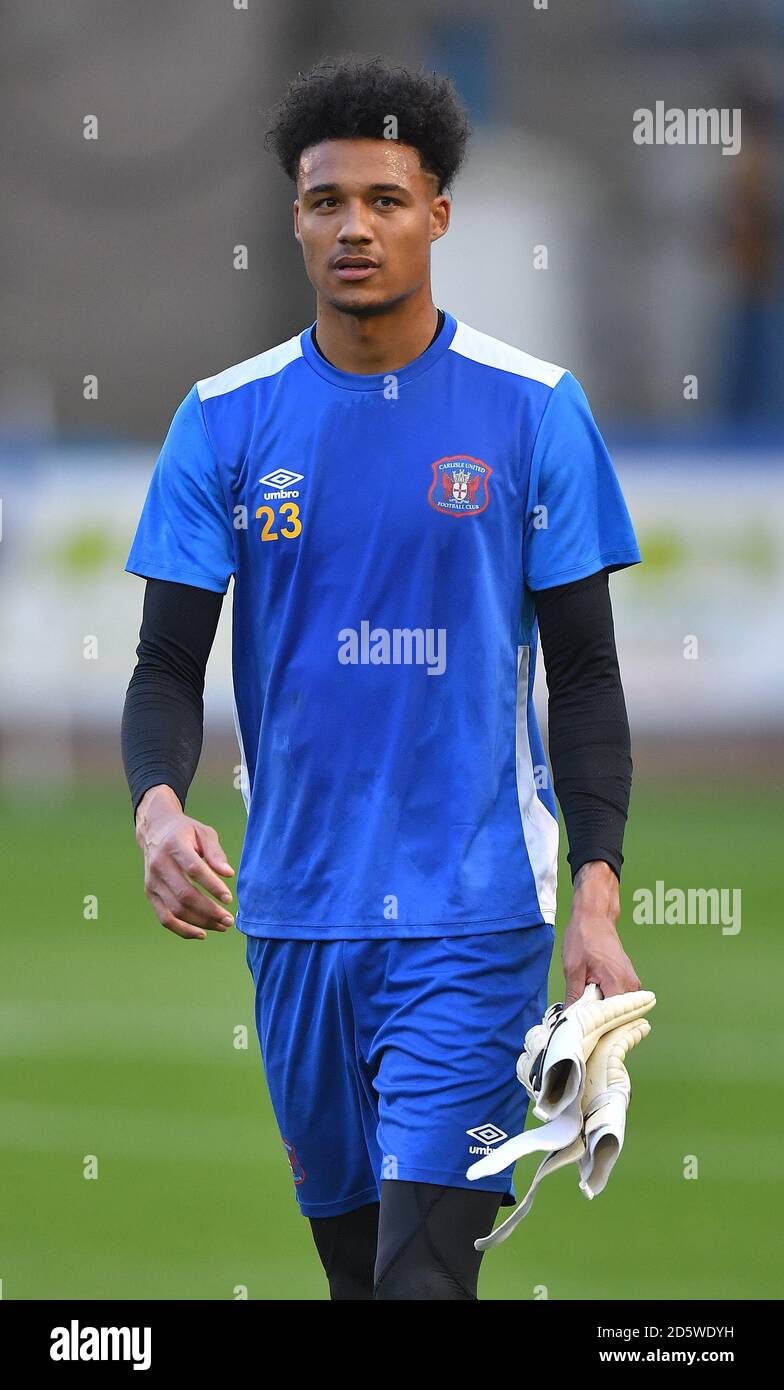 Carlisle United goalkeeper Shamal George Stock Photo - Alamy