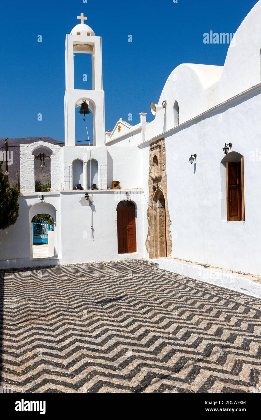 The temple of Holy Mary (Panagia), or Archangel Michael, at Megalo ...