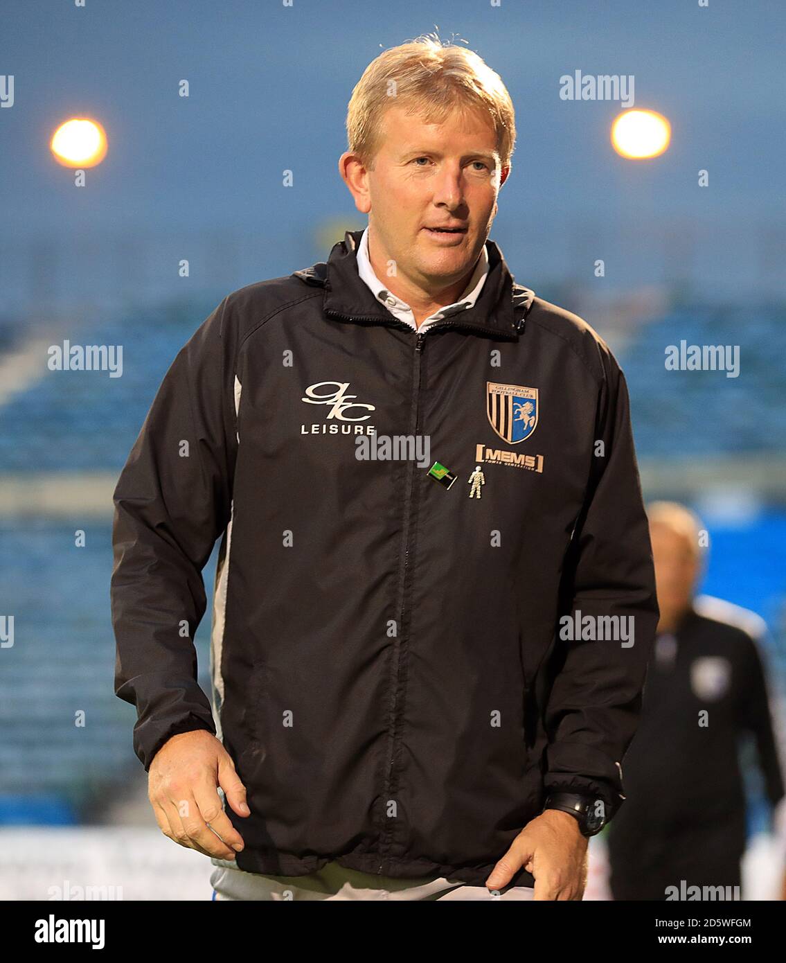 Gillingham's Manager Adrian Pennock Stock Photo - Alamy