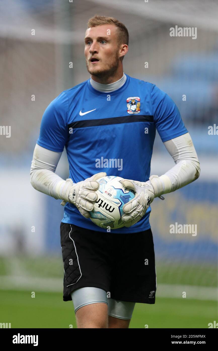 Coventry City goalkeeper Liam O'Brien Stock Photo - Alamy