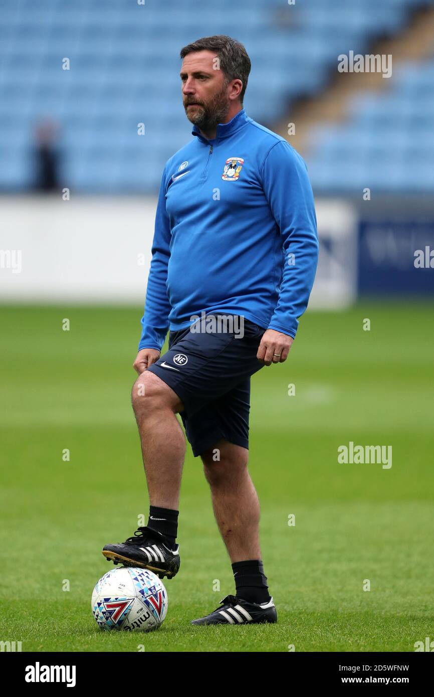 Coventry City under 23s coach Nicky Eaden Stock Photo - Alamy