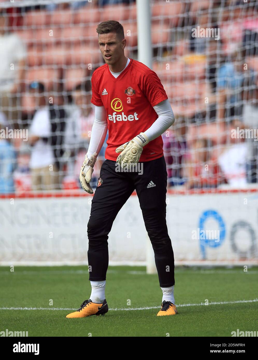 Sunderland goalkeeper Robbin Ruiter Stock Photo - Alamy