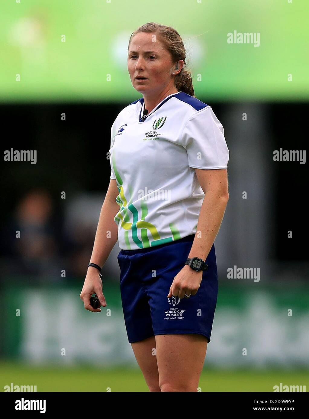 Referee Aimee Barrett-Theron Stock Photo - Alamy