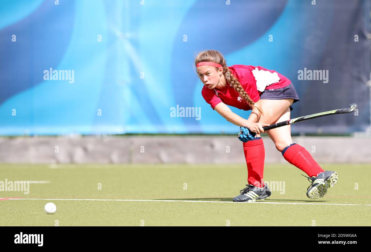 England Women Red's Jemma Murphy during the 2017 School Games Stock ...